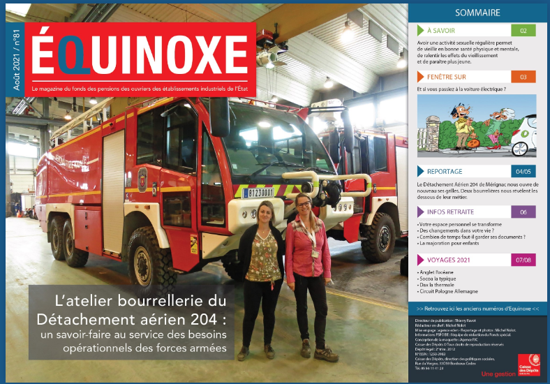 Votre magazine retraite Équinoxe 81 est disponible ! | FSPOEIE